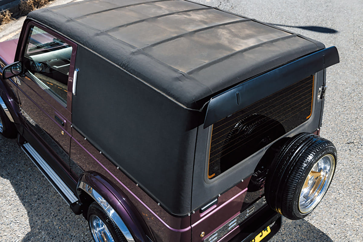 【ストリート系ローライダー!!】当時の流行りはあえてNOTトレース！ 絶妙な塩梅のアイテムチョイスが光るJA11ジムニー | カスタムCAR [カスタムカー] | オールジャンルのカスタムカー ...