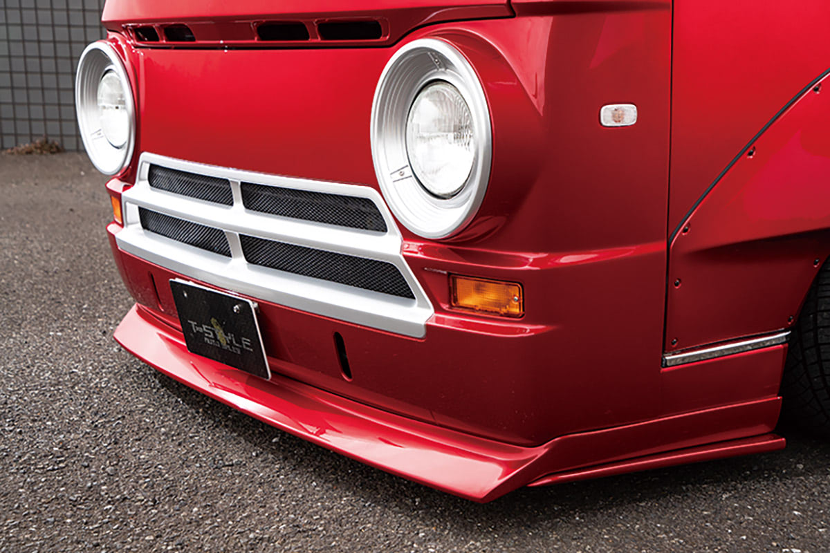 【Jsバニングをオマージュ!!】ダッジ・A100フェイスに街道レーサースタイルを注入！ 足元はド迫力のワークスフェンダーでキメた200系 ...