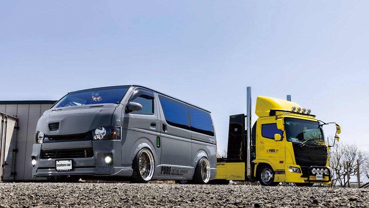 【廃車寸前のハイエースをブリブリのオバフェン仕様に!!】ワイド化＋ディープリム＋ロワードで旧車ちっくなレーシー仕様にカスタマイズした200系 ...