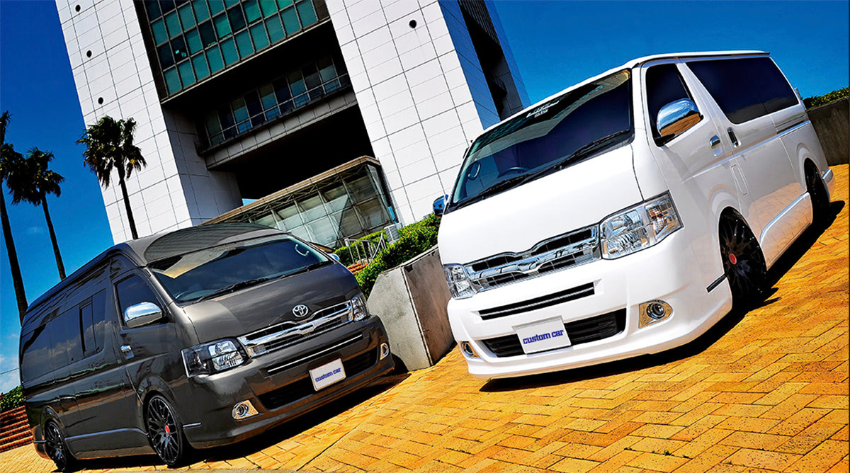 【VIPスタイルでキメッ!!】理想のVIPスタイルを200系ハイエースに落とし込み見事に昇華！ 高級感のある風格に目を奪われる2台に注目☆ | カスタムCAR [カスタムカー] | オール ...