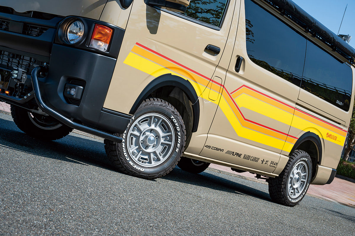 【ハイエースの足元を個性的に彩る！】ディーン最新作ホイールは古くて新しい！（200系ハイエース） | カスタムCAR [カスタムカー ...