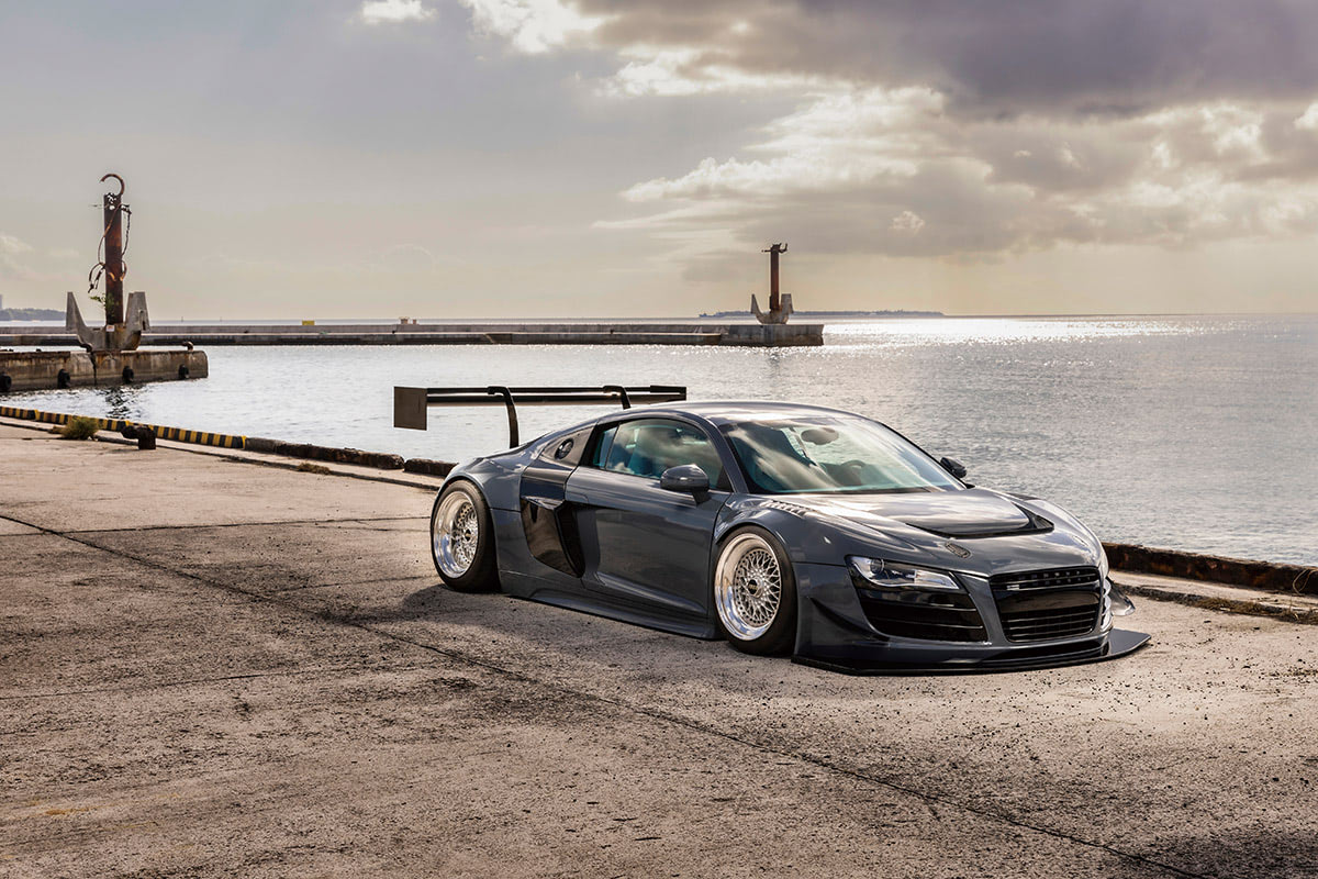 LMS R8がバッグドする案件 (9010 DESIGN AUDI R8) | stancemagazine [スタンス] | 大人のシャコタンフリークへ｜NOSWEB