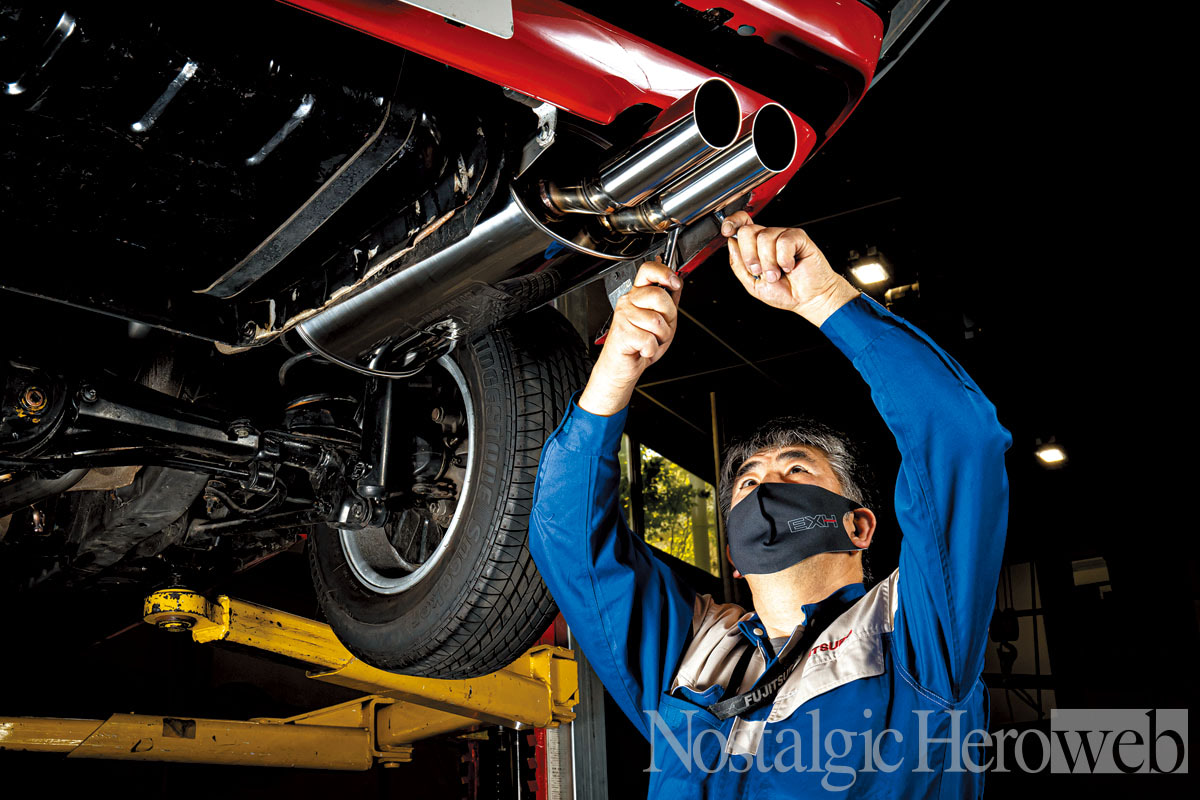 スッキリとしたデザインにもこだわった リアクティブ構造の静かめマフラーが完成！｜FUJITSUBO ︎ SA22C Project | NostalgicHero [ノスタルジックヒーロー ...