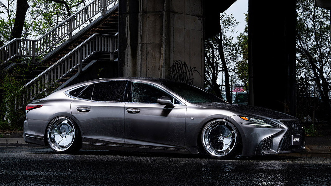 【足元に圧倒的な存在感を!!】圧巻の5ホールディッシュ！ 鍛造3ピースのハイエンドモデル「LS ADAMAS（エルエス・アダマス）」がLSの足元に宿る | カスタムCAR [カスタムカー ...