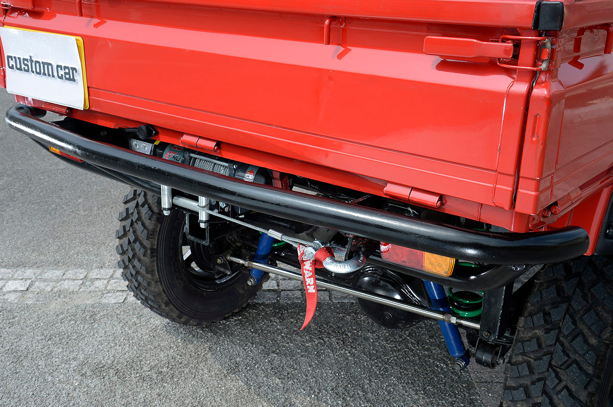 【ジムニーの足を移植!!】ハードな路面もヘッチャラなオフローダー！ JB23の足回り移植で本格的な走破性を手に入れたキャリイ（DA63） | カスタムCAR [カスタムカー] | オール ...